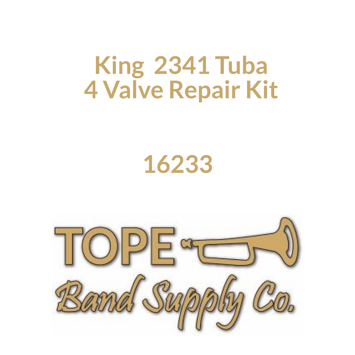 Valve Kit for King 4-Valve 2341 Tuba | TOPE Band Supply – TOPE Band ...