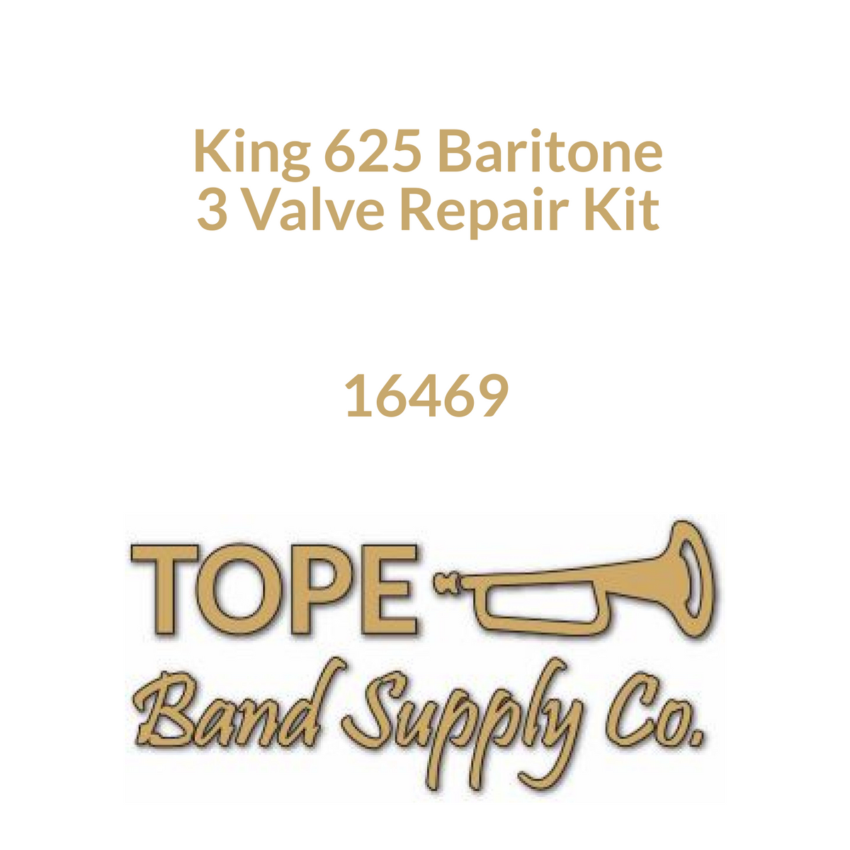 King 625 Baritone 3 Valve Repair Kit - Essential Parts – TOPE Band ...