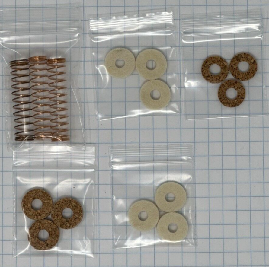 Valve Kit for Martin Cornet/Trumpet (Corks, Felts, Springs) | TOPE Band ...